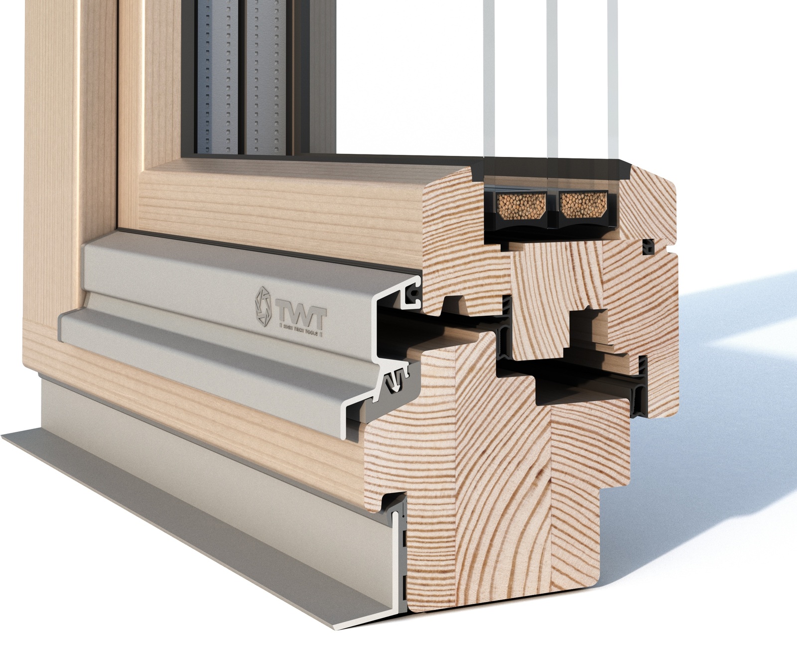 Gutmann/Zuani: Neues 68²mm-Holz-Aluminiumfenster Mira TWT geht im März ...