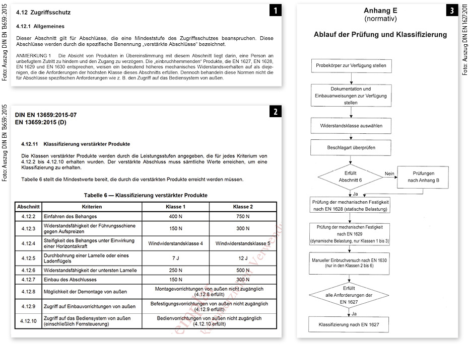 Neue Regelungen für verstärkte Abschlüsse - Rollläden können Zugriffsschutz