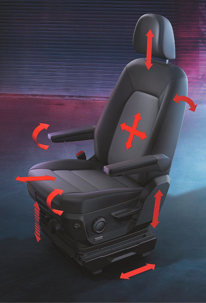 Schwingsitze für MAN Transporter﻿ - So lässt sich der Rücken auch beim ...