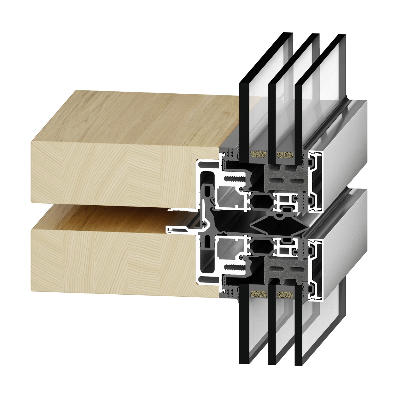 Holz-Elementfassade von Raico - Jetzt noch schneller montieren