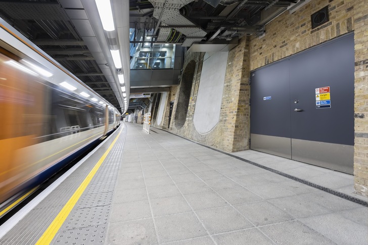Crossrail-Station in London - Teckentrup-Brandschutz-Türen unter Druck